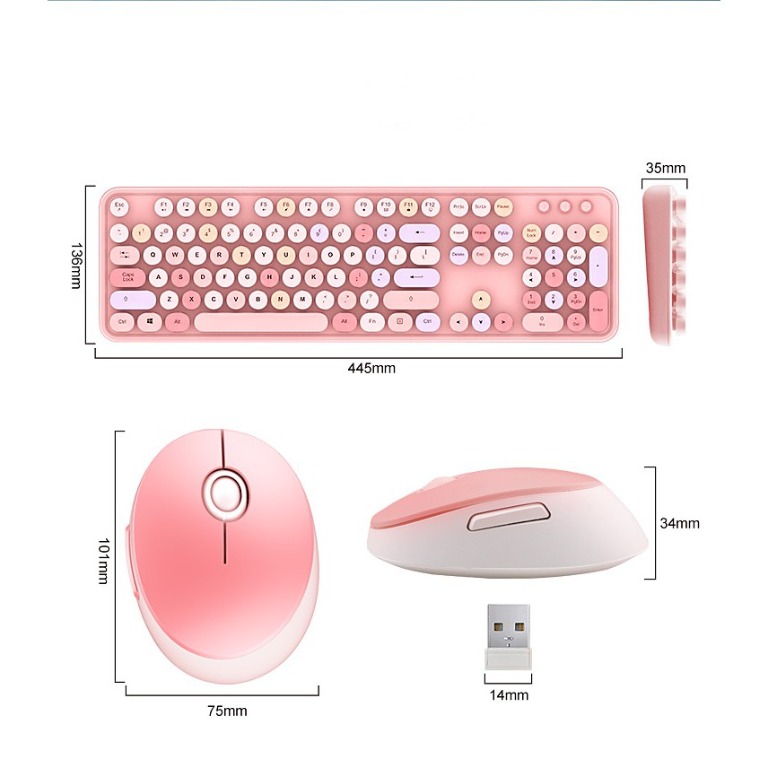MOFii Round Key Caps Wireless Mechanical Keyboard, Computers & Tech ...