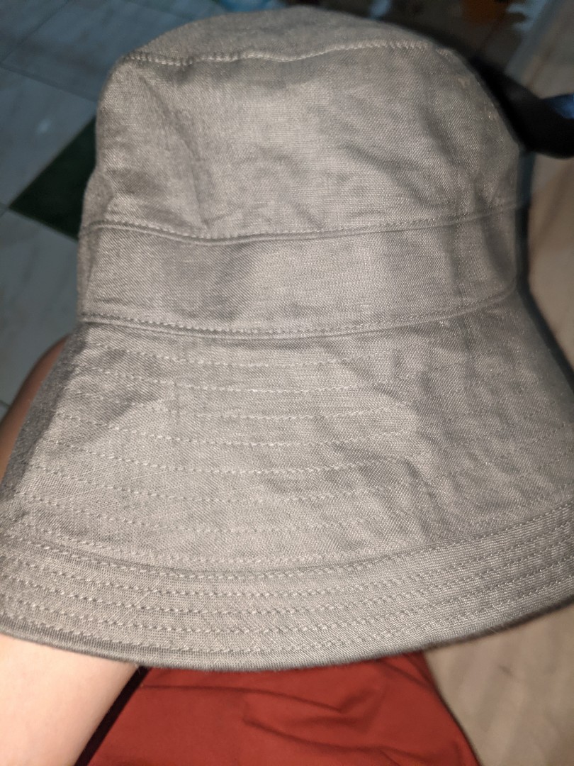 MUJI French linen bucket hat, Men's Fashion, Watches & Accessories ...