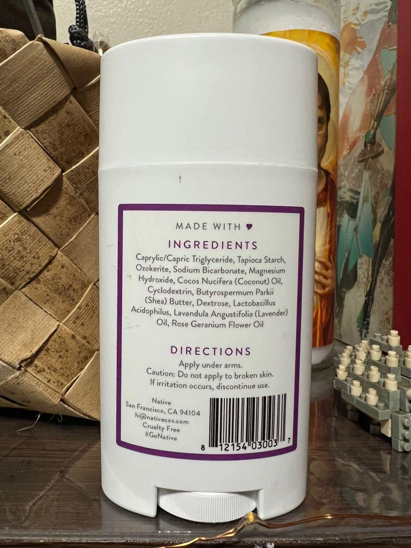 Native Deodorant Lavender & Rose, Beauty & Personal Care, Bath & Body ...