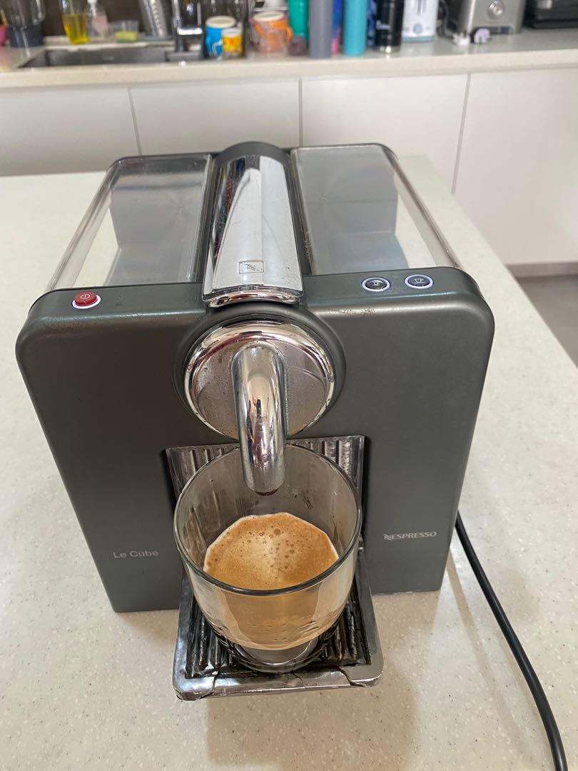 Nespresso Le Cube, TV & Home Appliances, Kitchen Appliances, Coffee ...