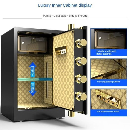 NEW Gold 60 cm SAFE BOX / SAFETY BOX / SAFES / PETI BESI / SECURITY BOX ...