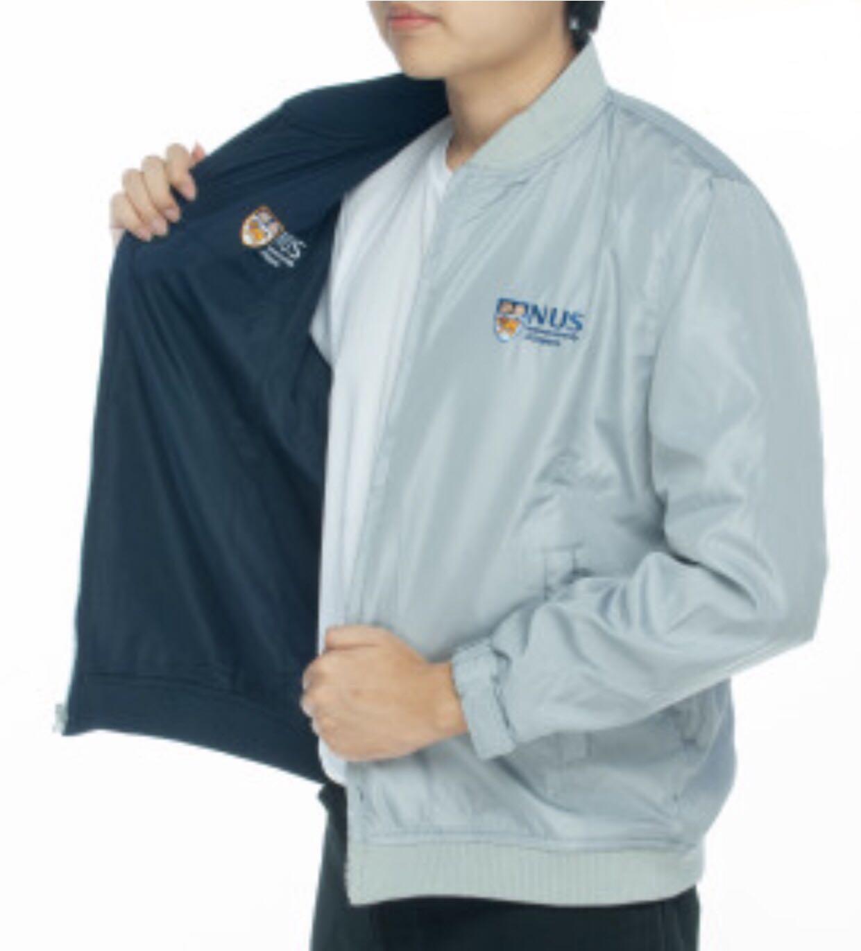 NUS Reversible Polyester Windbreaker Jacket, Men's Fashion, Coats ...