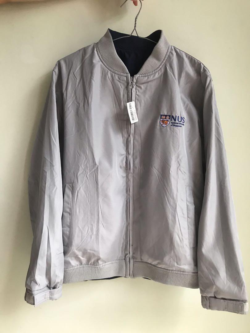 NUS Reversible Polyester Windbreaker Jacket, Men's Fashion, Coats ...