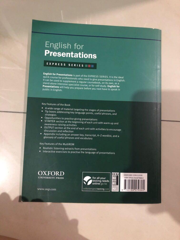 Oxford Business English - English for Presentations, Hobbies & Toys ...