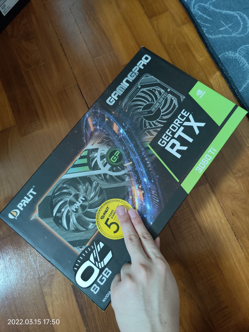 Palit Gaming Pro Nvidia Geforce RTX 3060ti graphic card OC Edition ...