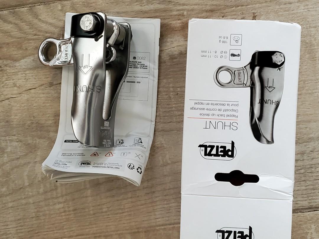 Petzl Shunt Rope Clamp B03B, 運動產品, 行山及露營 - Carousell