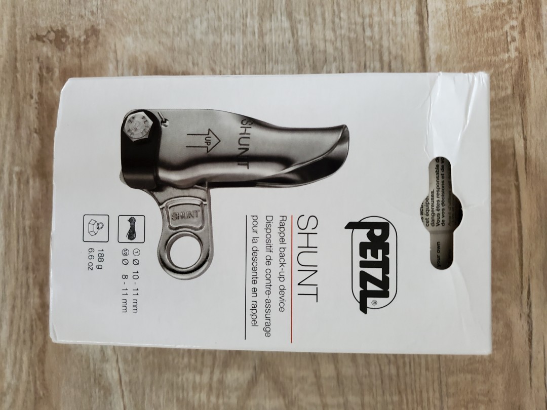 Petzl Shunt Rope Clamp B03B, 運動產品, 行山及露營 - Carousell