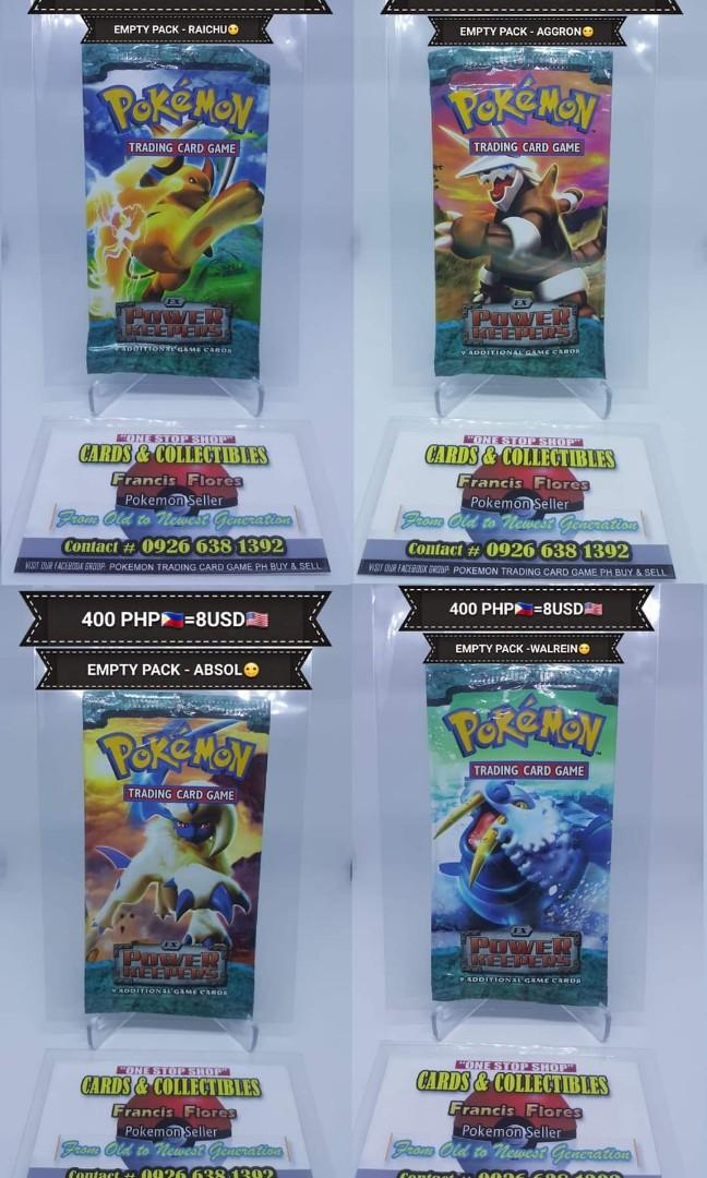 Pokemon "EMPTY PACK" - EX POWER KEEPERS (YEAR 2007), Hobbies & Toys ...