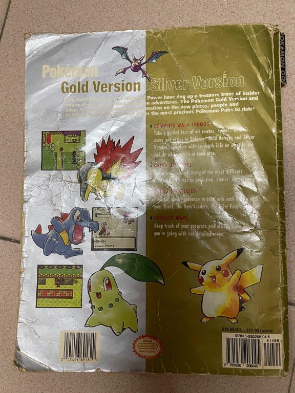 Pokemon Silver- Gameboy guide book, Hobbies & Toys, Collectibles ...