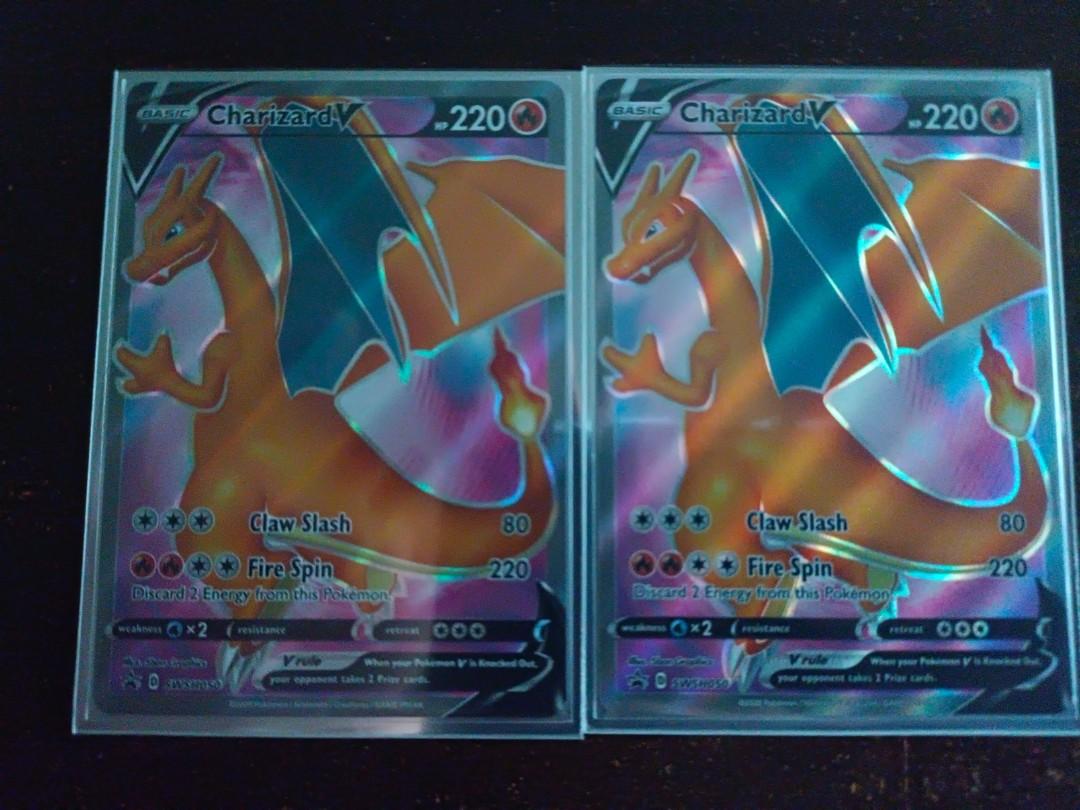 Pokemon Tcg Charizard V full art promo, Hobbies & Toys, Toys & Games on ...