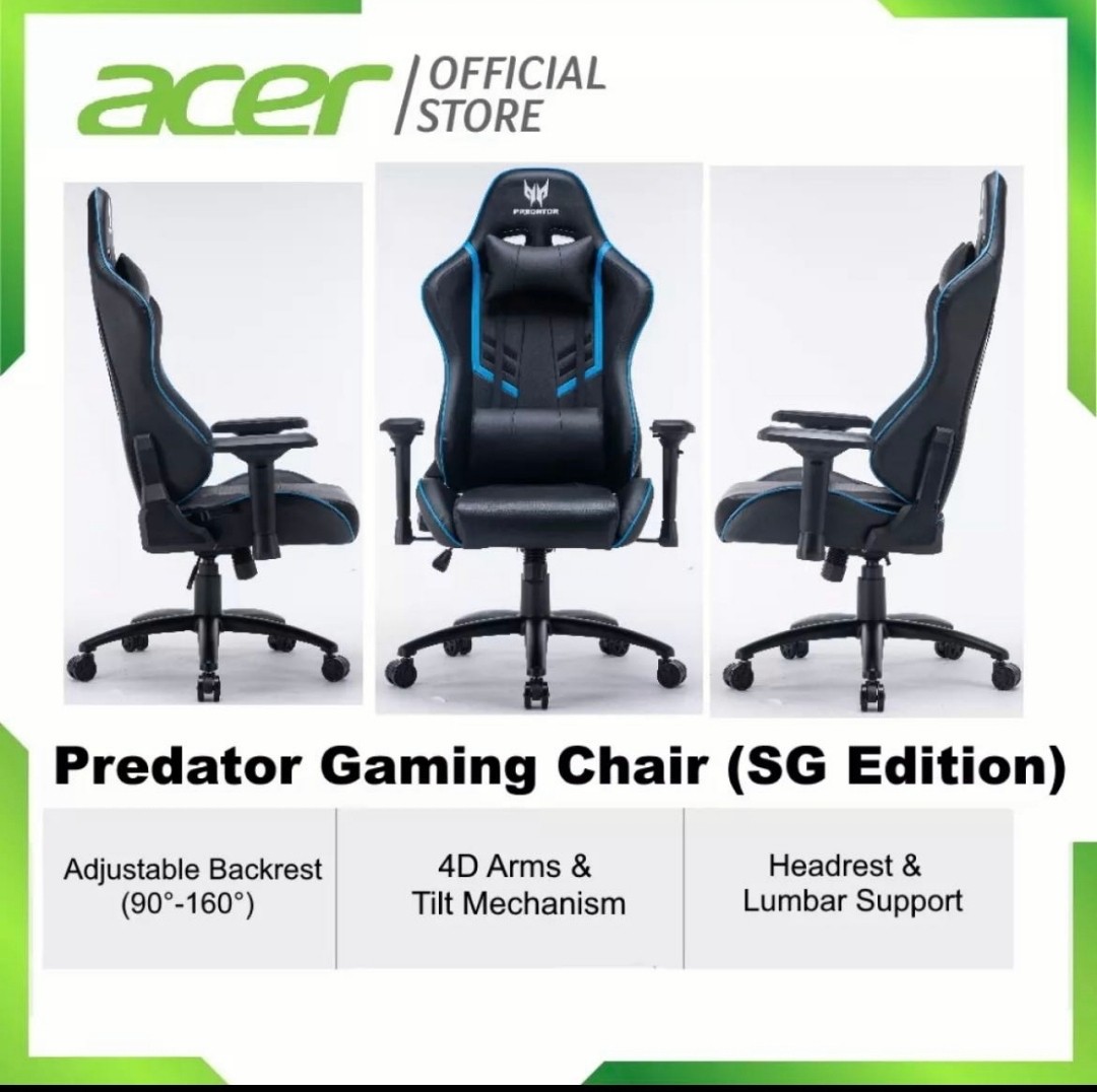 PREDATOR GAMING CHAIR, Furniture & Home Living, Furniture, Chairs on ...