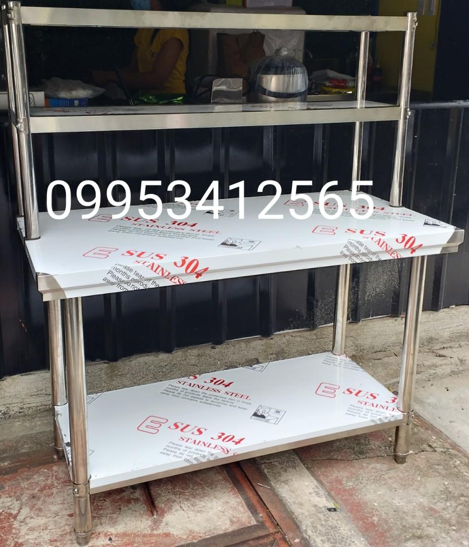 PREPARATION TABLE WITH SHELVE, Furniture & Home Living, Furniture ...