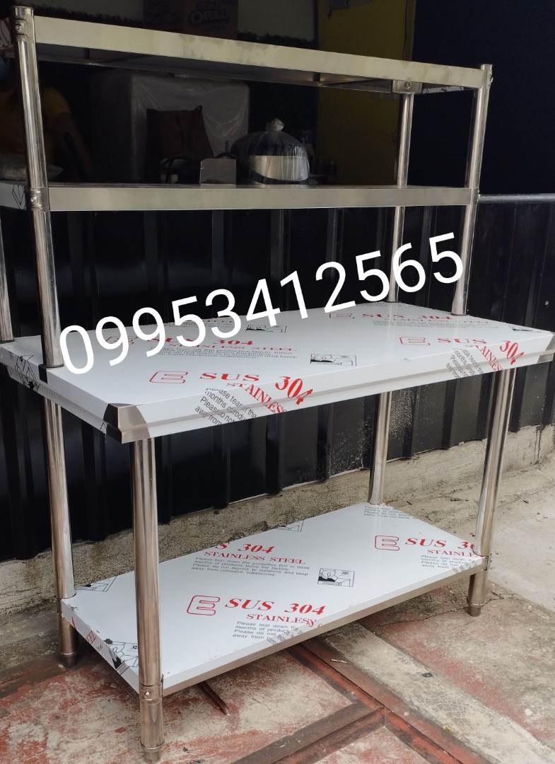 PREPARATION TABLE WITH SHELVE, Furniture & Home Living, Furniture ...