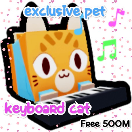 Psx keyboard cat exclusive pet, Hobbies & Toys, Toys & Games on Carousell