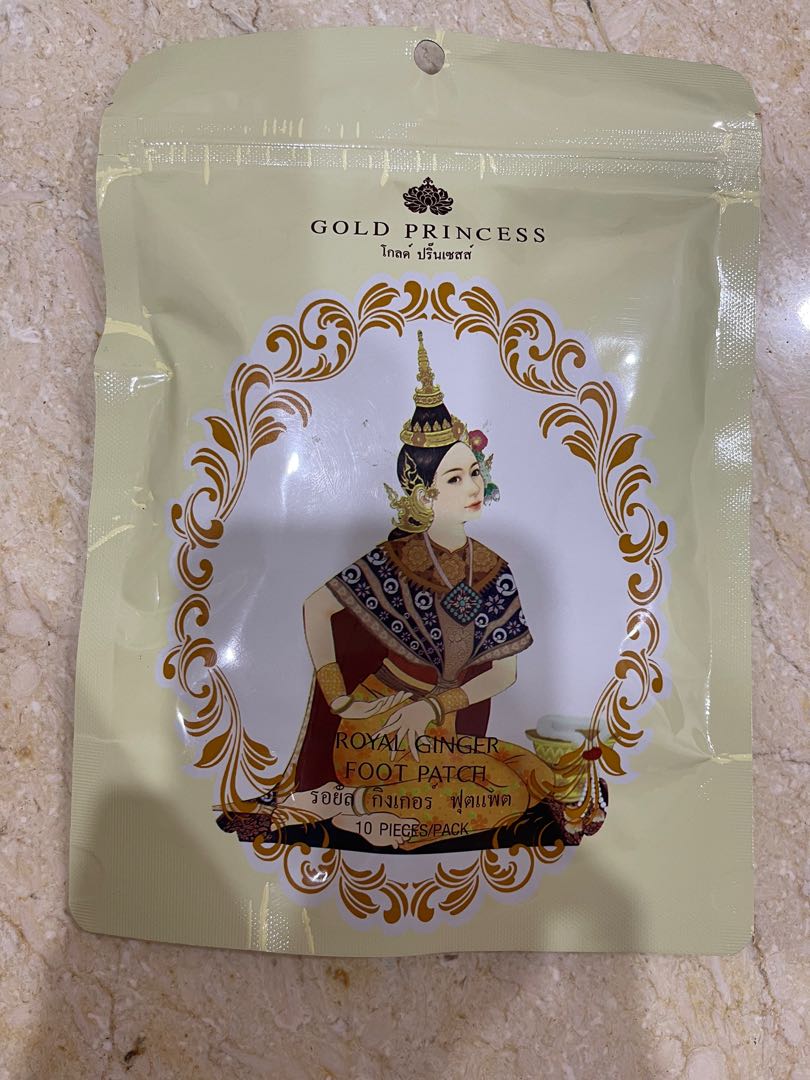 Royal Gold Princess Royal Detoxification Foot Patch jinger, Beauty ...