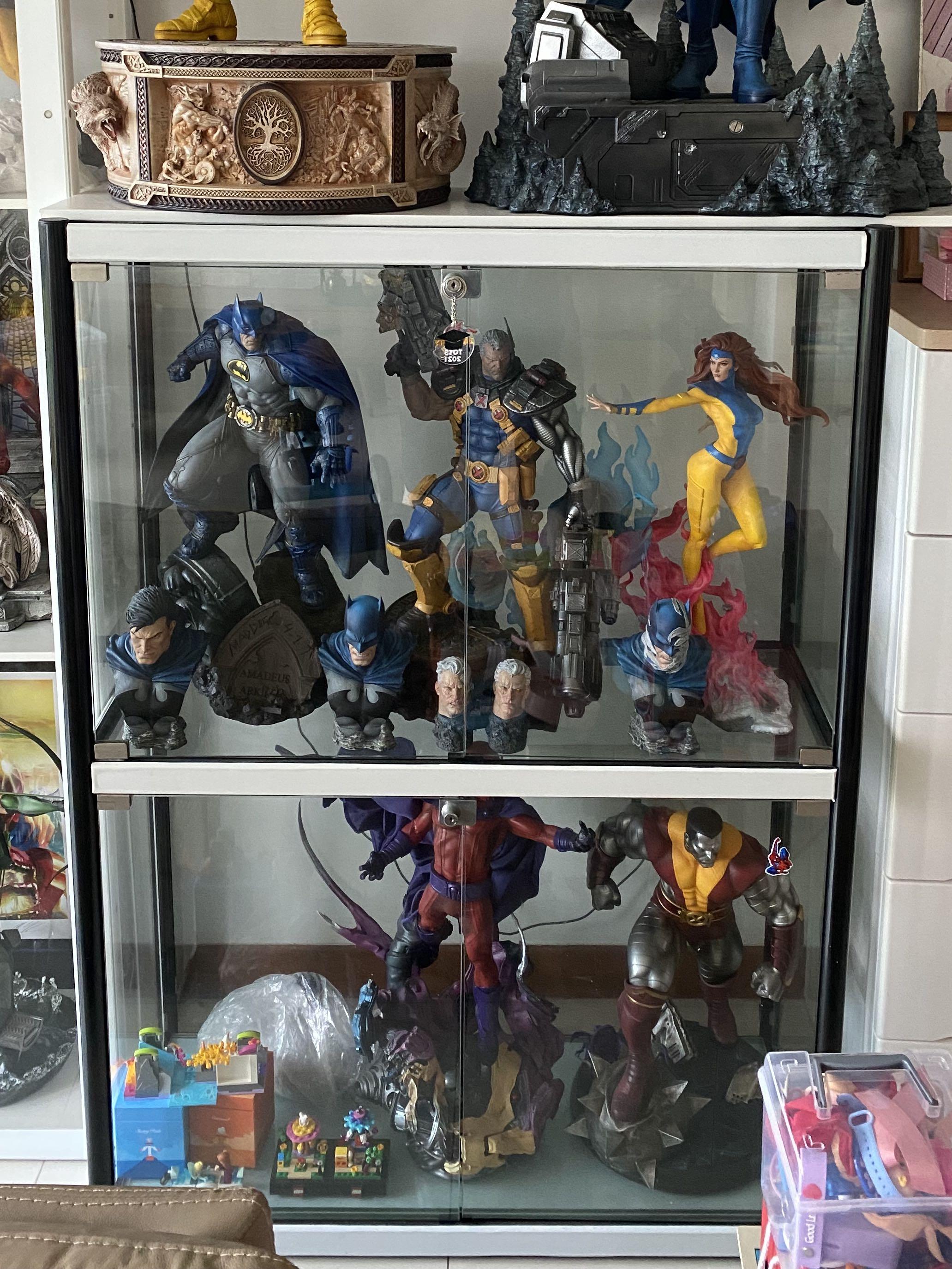 Sgtoydisplay custom glass display cabinet (statue), Furniture & Home ...