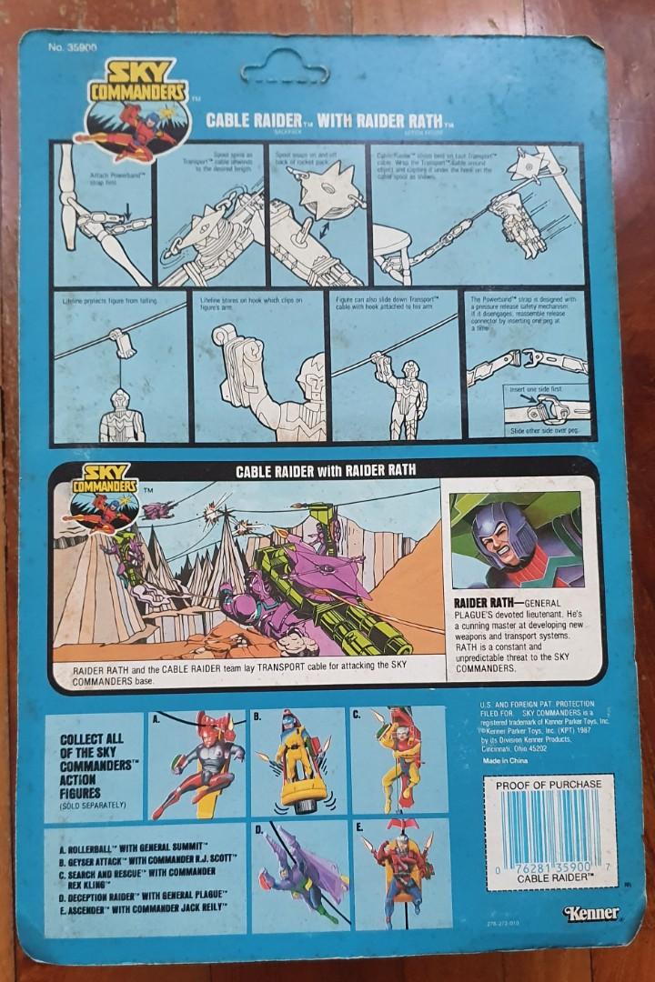 Sky Commanders Cable Raider, Hobbies & Toys, Toys & Games on Carousell