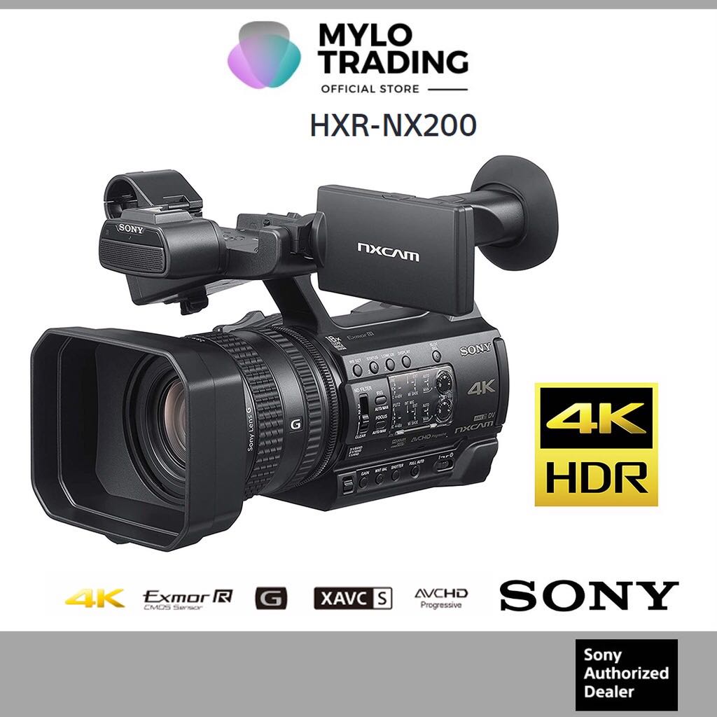 (sold)Sony HXR-NX200 4K Camcorder, Photography, Video Cameras on Carousell