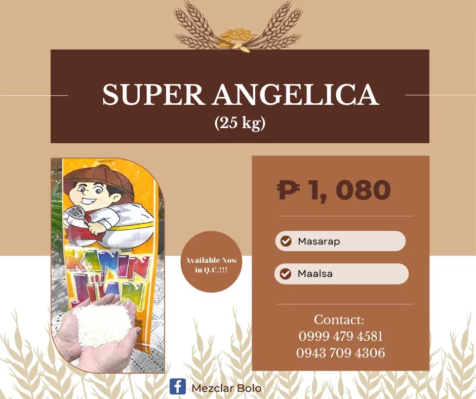 SUPER ANGELICA (25kg), Food & Drinks, Rice & Noodles on Carousell