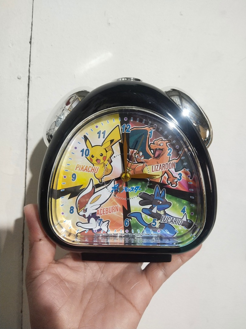 Table Alarm Clock Pokemon, Furniture & Home Living, Home Decor, Clocks ...