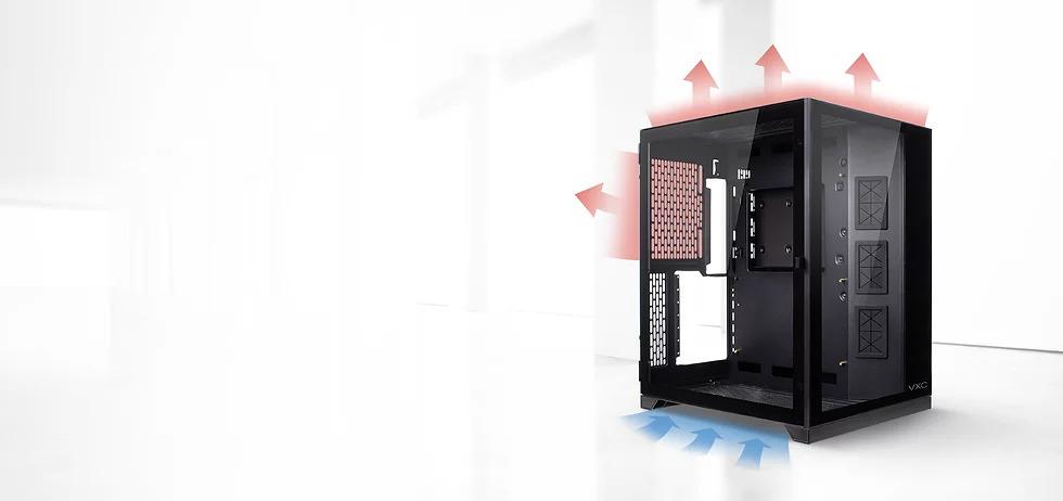 Tecware VXC Black PC Chassis ATX, Computers & Tech, Desktops on Carousell