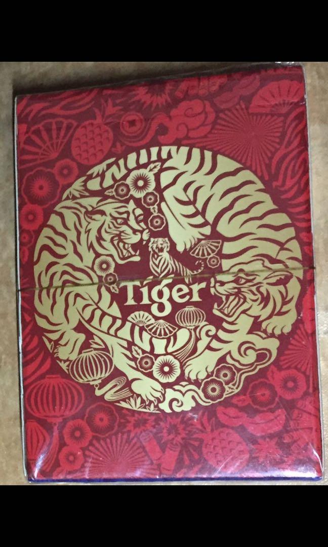Tiger poker playing cards, Hobbies & Toys, Toys & Games on Carousell
