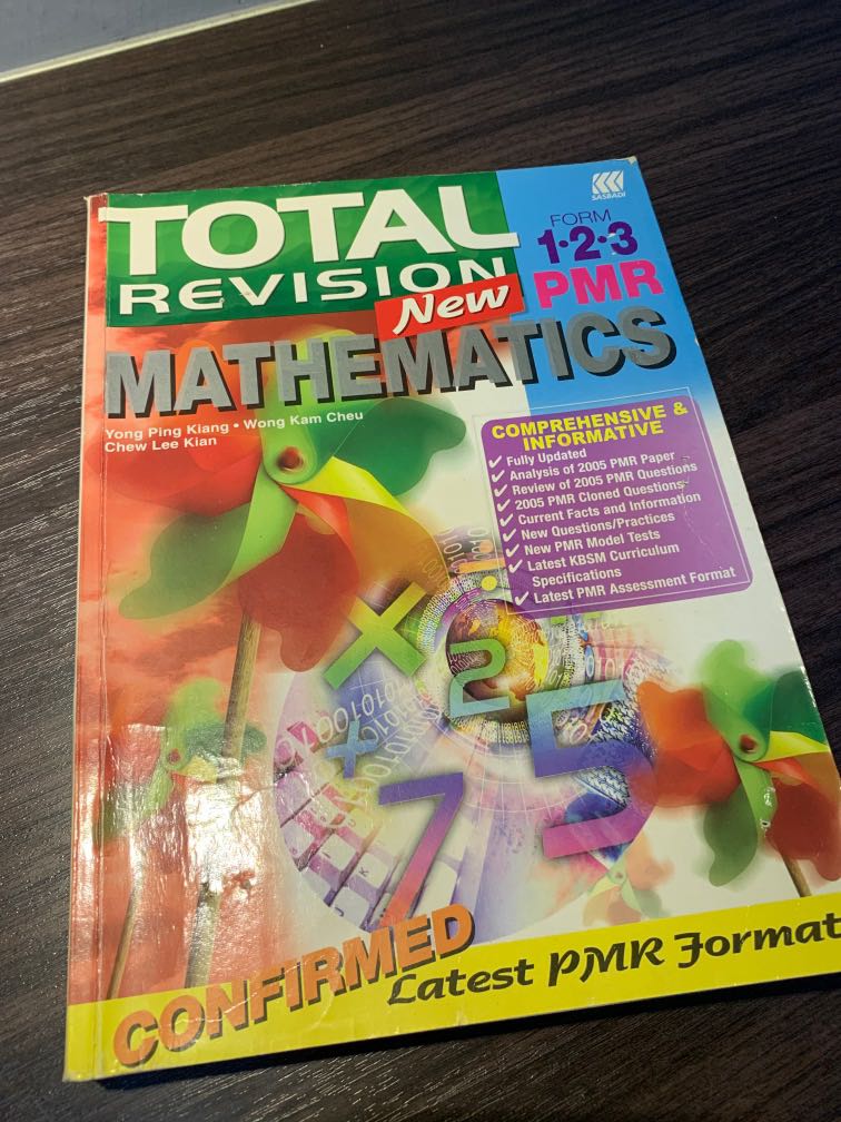 Total Revision Mathematics MATEMATIK BUKU RUJUKAN REFERENCE BOOK PMR ...