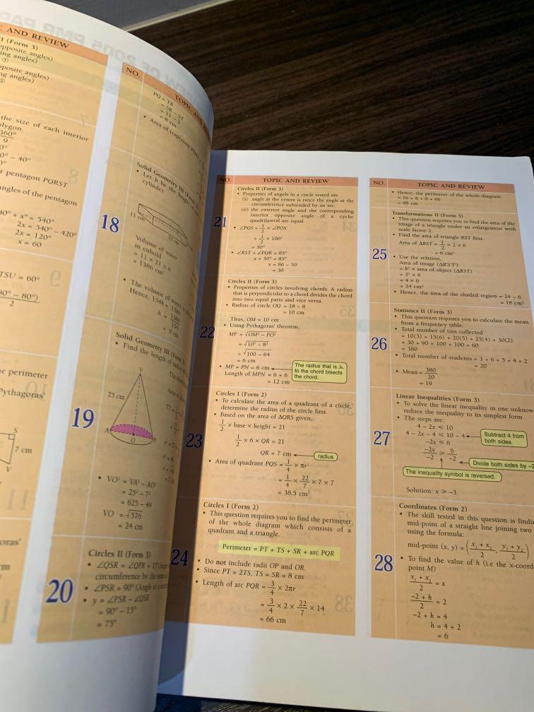 Total Revision Mathematics MATEMATIK BUKU RUJUKAN REFERENCE BOOK PMR ...
