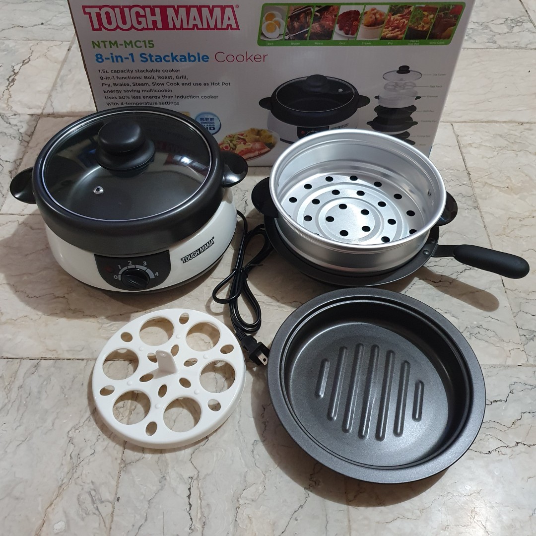 Tough Mama 8 in 1 Stackable Cooker, TV & Home Appliances, Kitchen ...