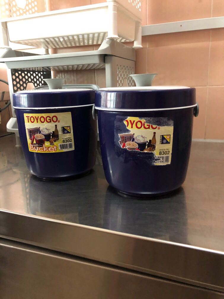 Toyogo 8302 Mini Bucket x 2 - Food Stall / Canteen Closing Sale, TV ...