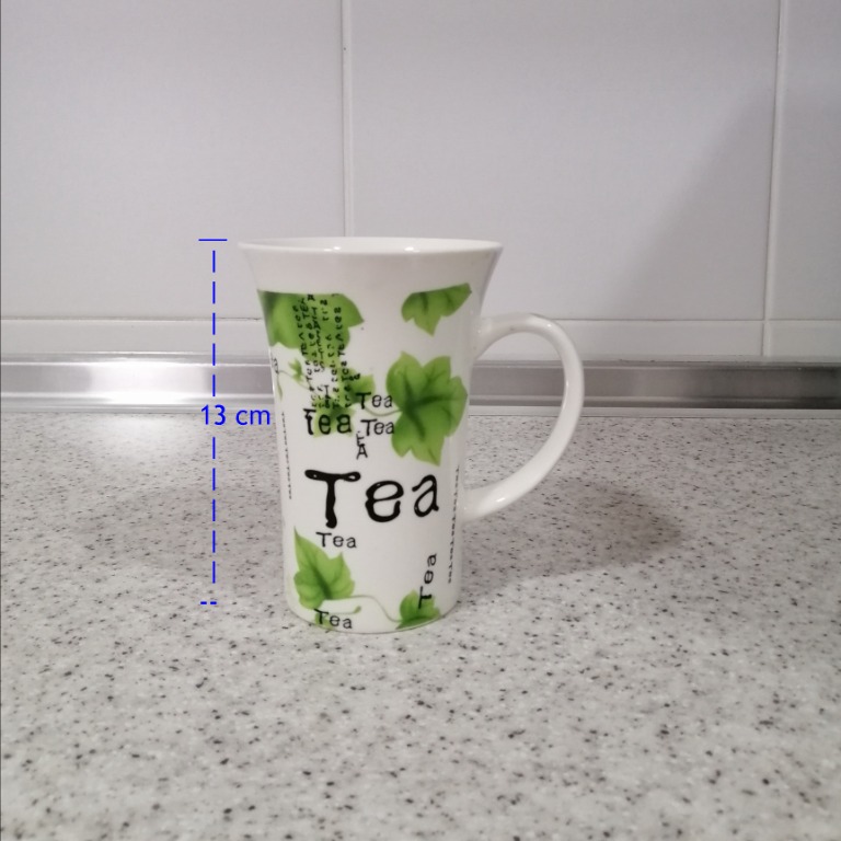 Unique Ceramic Tall Size Tea Cup 400ml, Furniture & Home Living ...