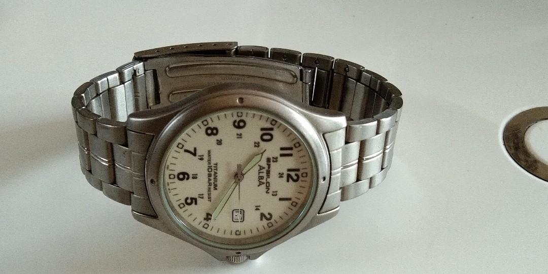 Vintage Alba Epsilon titanium gent field watch on Carousell