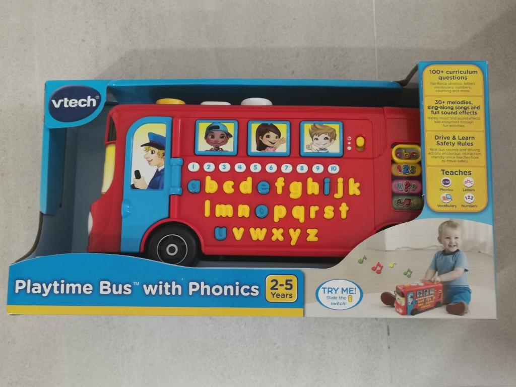 Vtech Playtime Bus with Phonics [2-5 Years], Hobbies & Toys, Toys ...