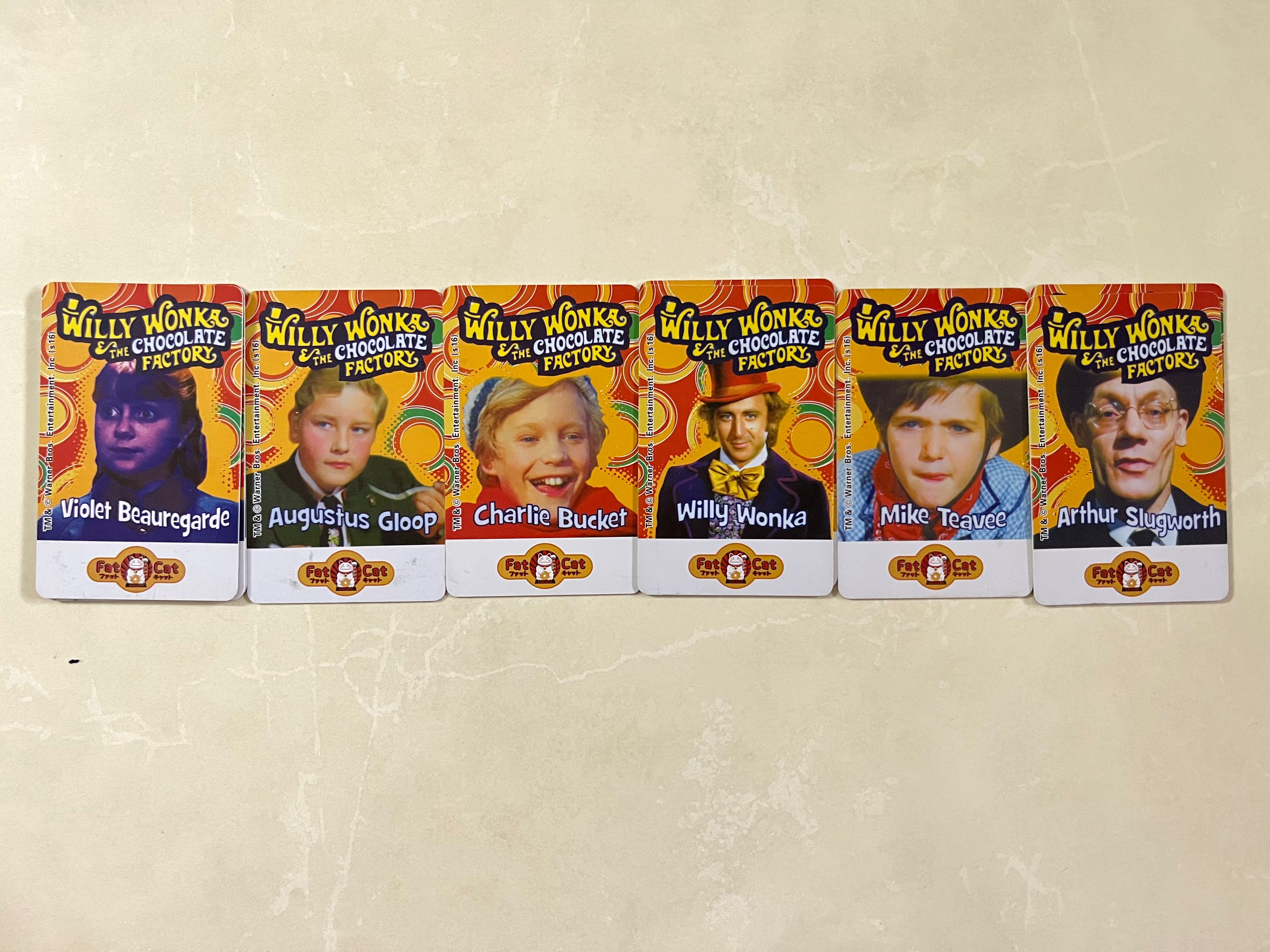 Willy wonka & the chocolate factory cards, Video Gaming, Gaming ...