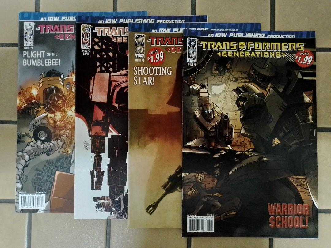 1st issue ! The Transformers: Generations - 1,2,3,4 ( Nick Roche/Ashley ...