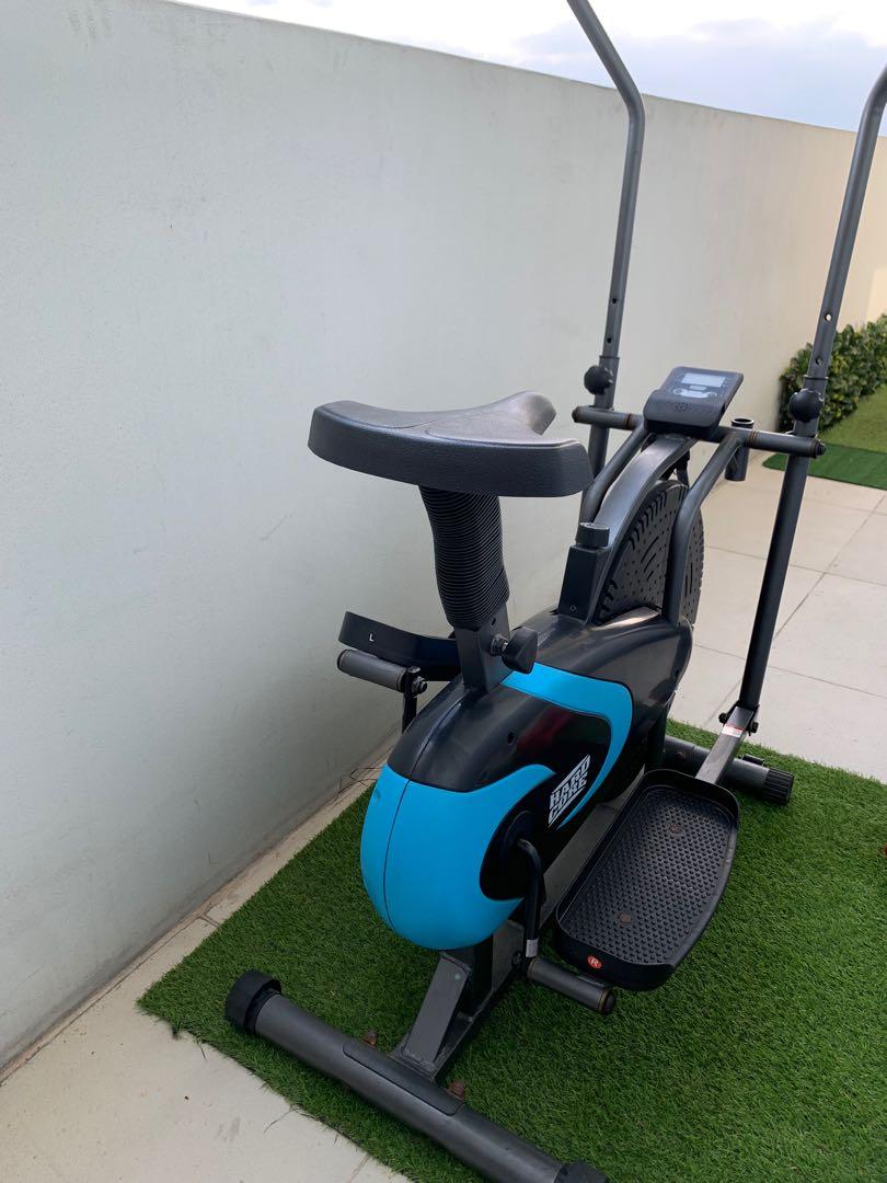 2 in 1!! Stationary + Elliptical Bike, Sports Equipment, Exercise ...