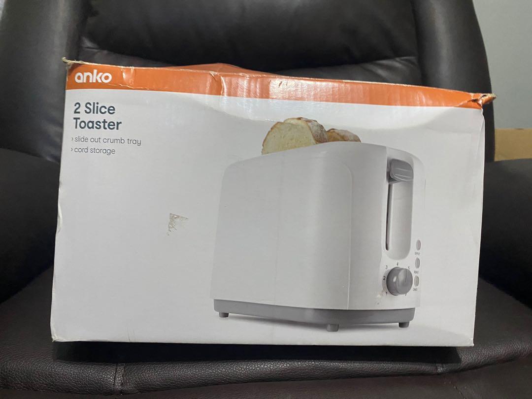 2 slice bread toaster anko brand, TV & Home Appliances, Kitchen ...