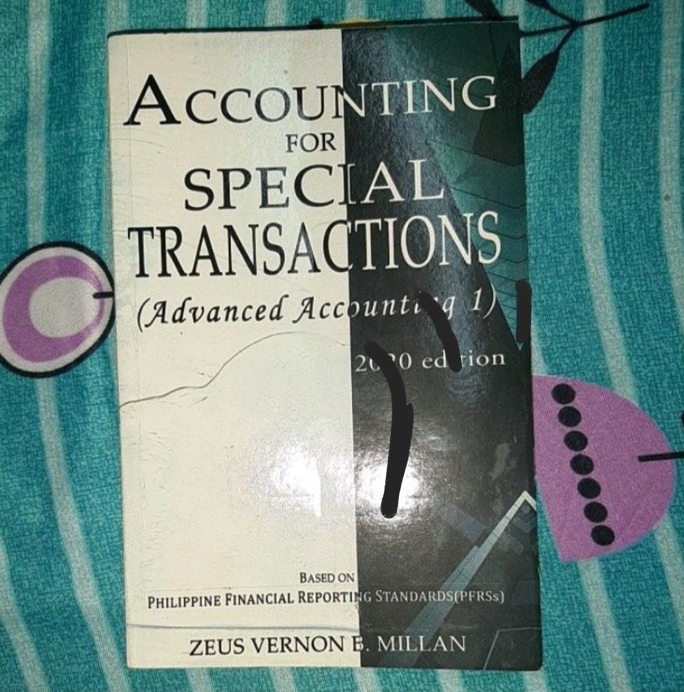 Accounting for Special Transactions by Millan, Hobbies & Toys, Books ...