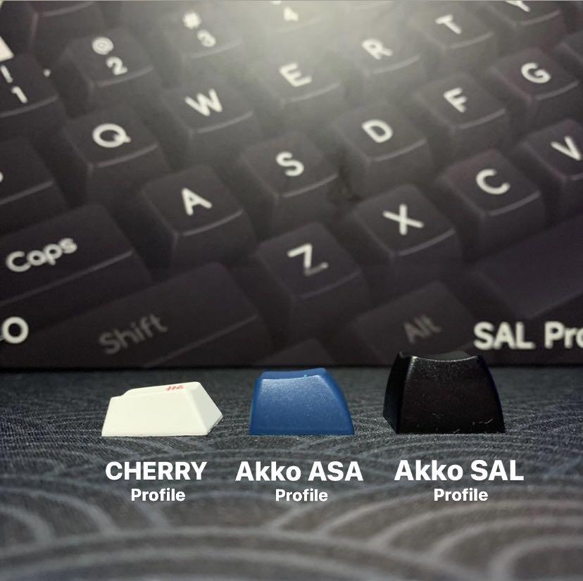 AKKO KEYCAPS SAL PROFILE BOW/ WOB, Computers & Tech, Parts ...
