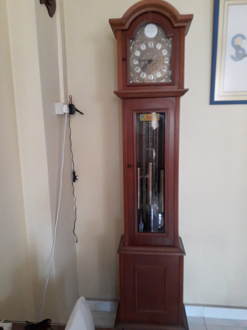 Urgos Tower Grandfather Clock, Furniture & Home Living, Home Decor ...