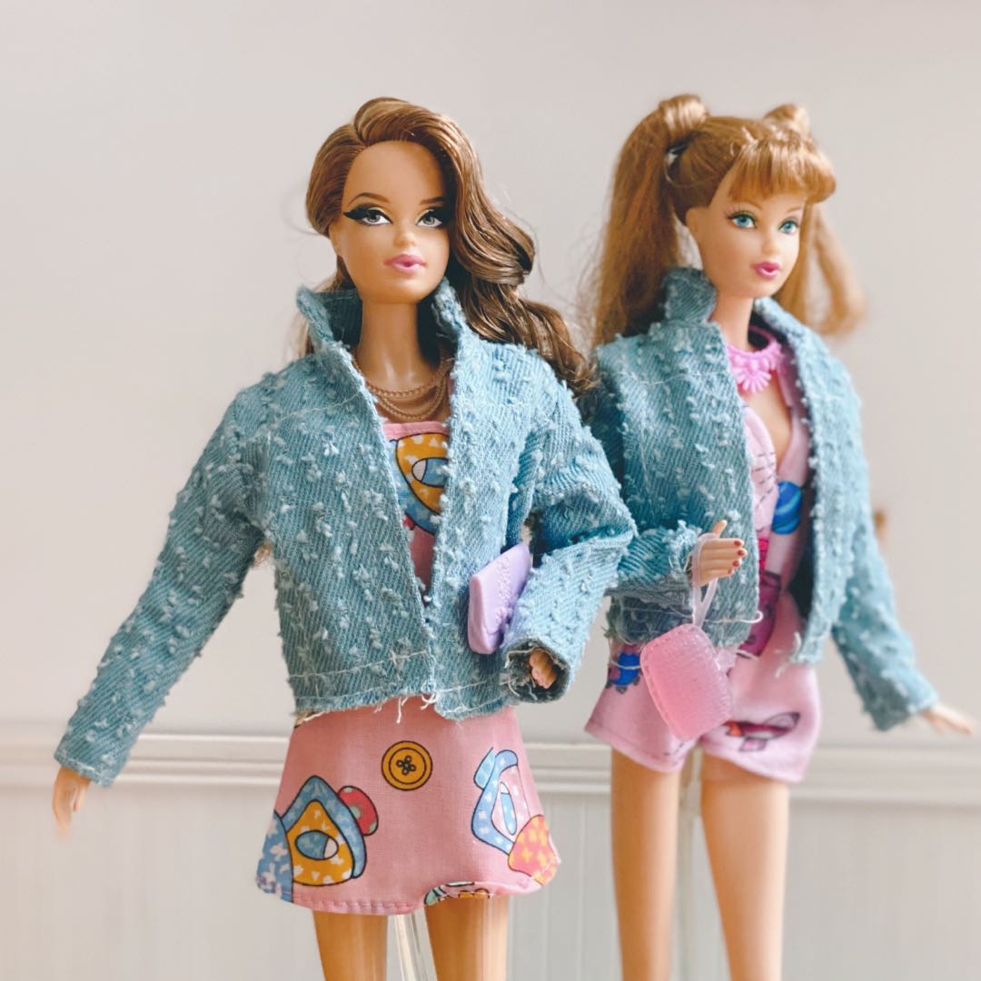 Barbie Doll Clothes - Denim Jacket Set, Hobbies & Toys, Toys & Games on ...