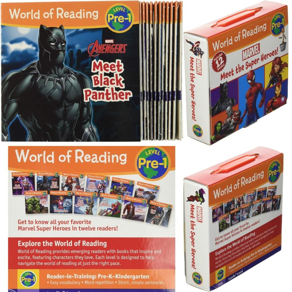 BNIB: World of Reading Marvel Meet the Super Heroes! Set of 12 books ...