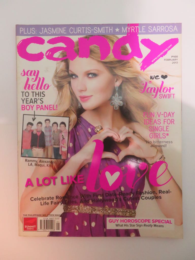 Candy Magazine - Taylor Swift (Feb 2013), Hobbies & Toys, Books ...