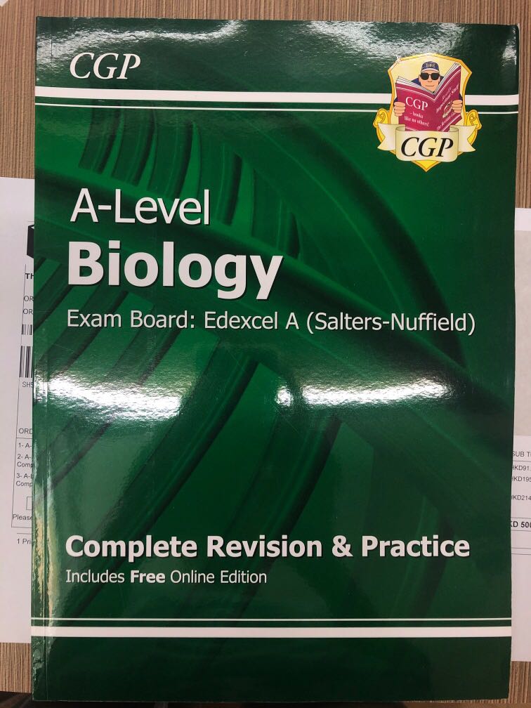 CGP GCE A Level Edexcel Biology Complete Revision Guide, 興趣及遊戲, 書本 & 文具 ...