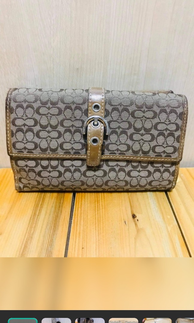 COACH TRIFOLD WALLET, Women's Fashion, Bags & Wallets, Wallets & Card ...