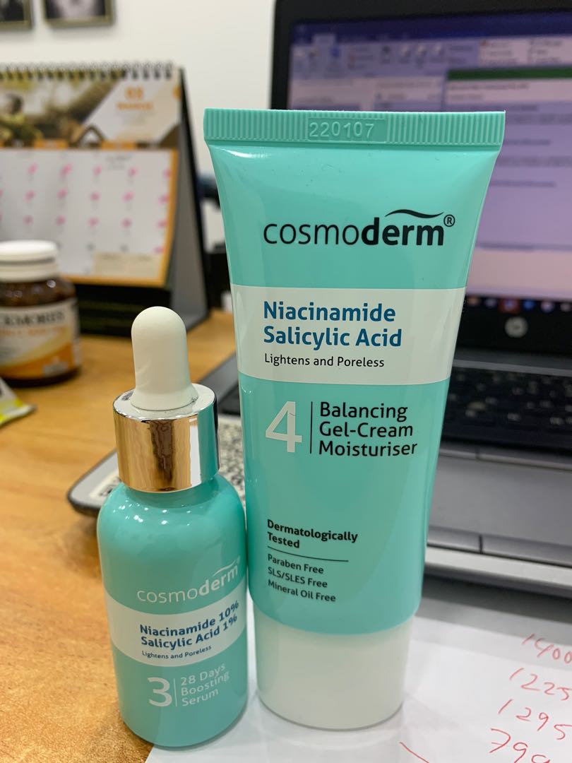 COSMODERM SERUM & MOISTURIZER RM30 FOR THIS TWO, Beauty & Personal Care ...