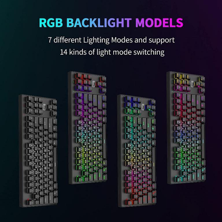 CP3 Mechanical Keyboard Blue Switch PC Gaming Keyboards Computer ...