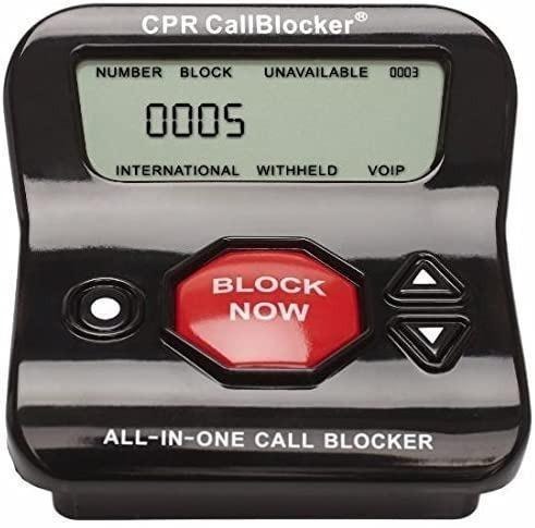 CPR Call Blocker V202 - 1000 Number Blocking - 200 Pre Programmed ...