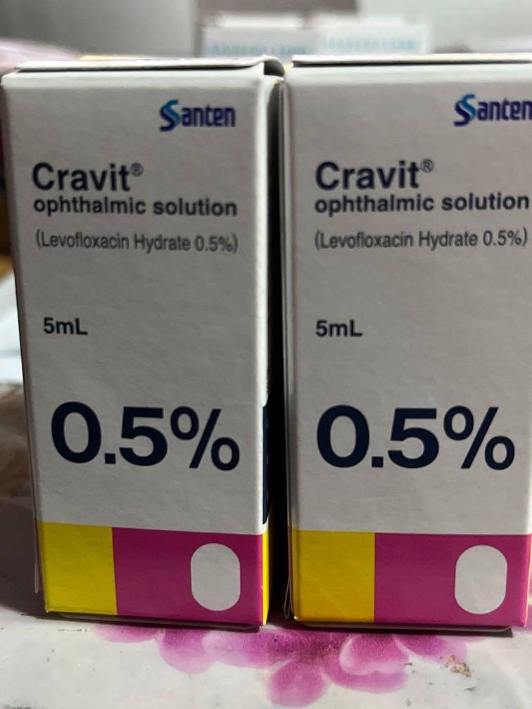 Cravit Opthalmic Solution 0.5% 5 ml, Everything Else on Carousell
