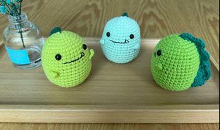 Patrick Crochet Keychain, Hobbies & Toys, Stationery & Craft, Handmade ...